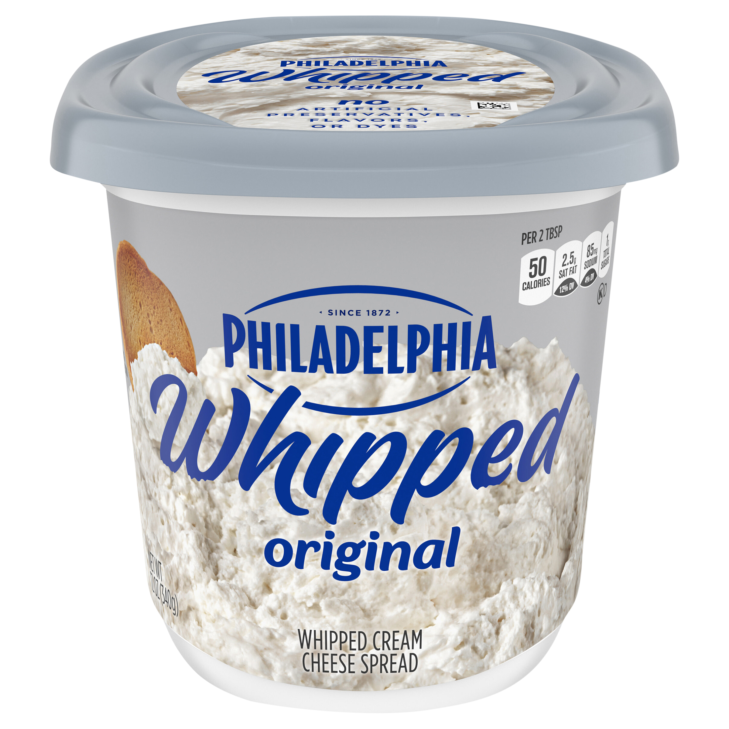 Calories in Cream Cheese Spread, Whipped, Original from Philadelphia