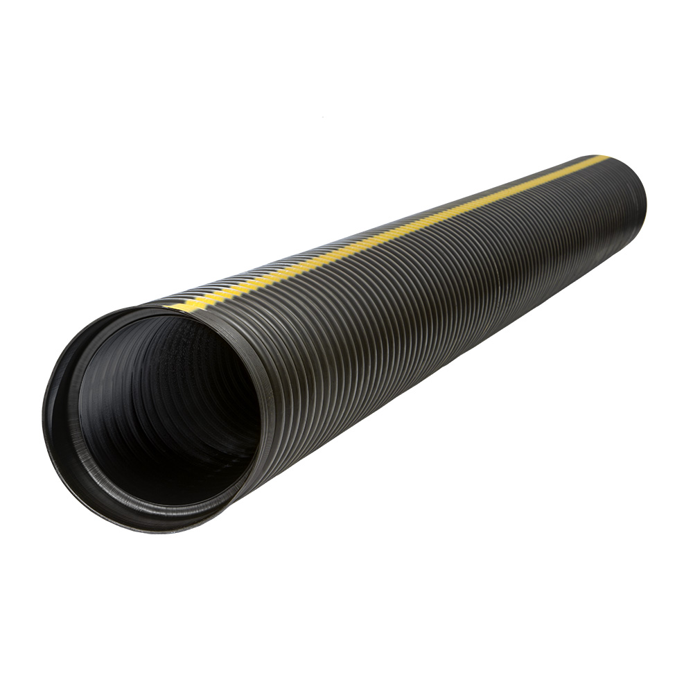 White Cap | 12"X20' DUAL WALL SOLID CORRUGATED PIPE