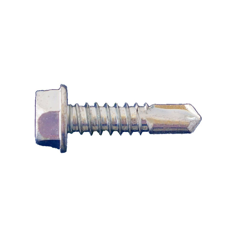 White Cap | #14 x 4" Zinc HWH #3 SD Self Drill Screw 500bx