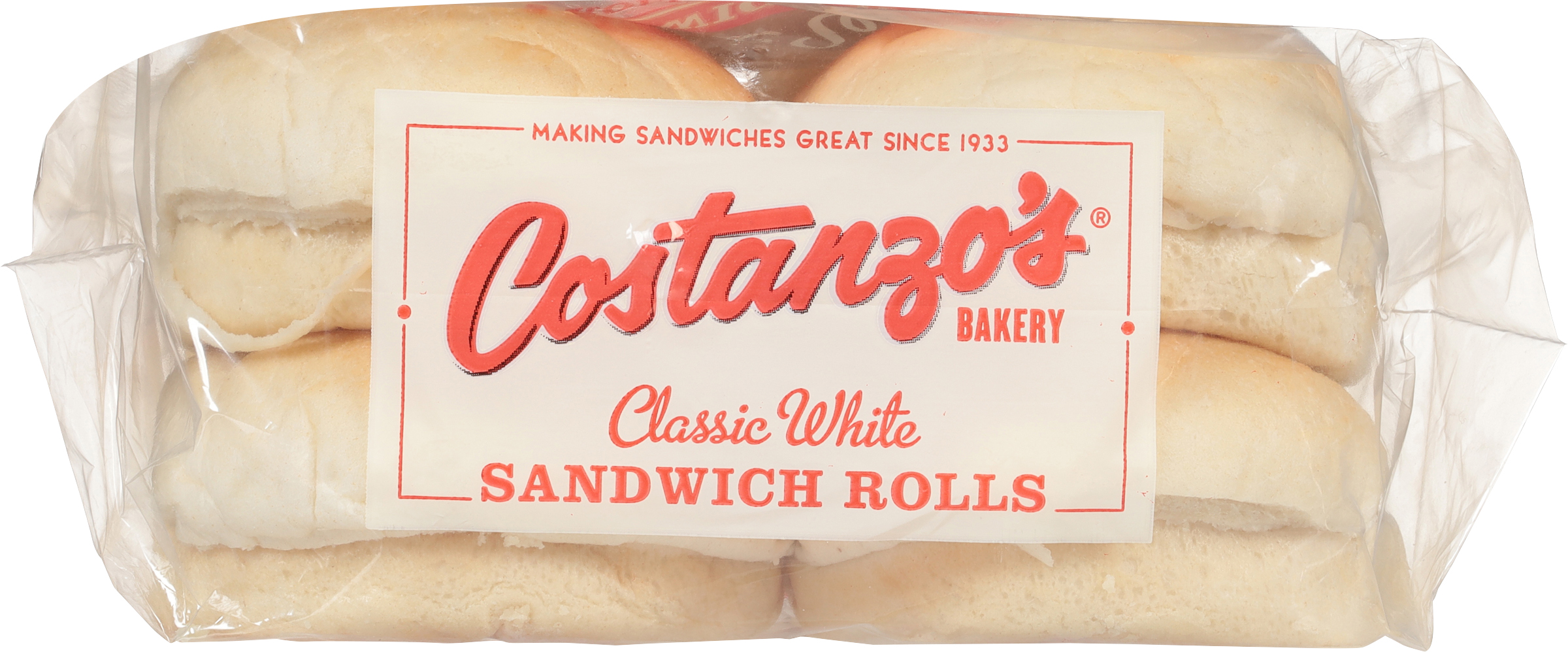 Calories in Sandwich Rolls, Small, Classic White from Costanzo's Bakery
