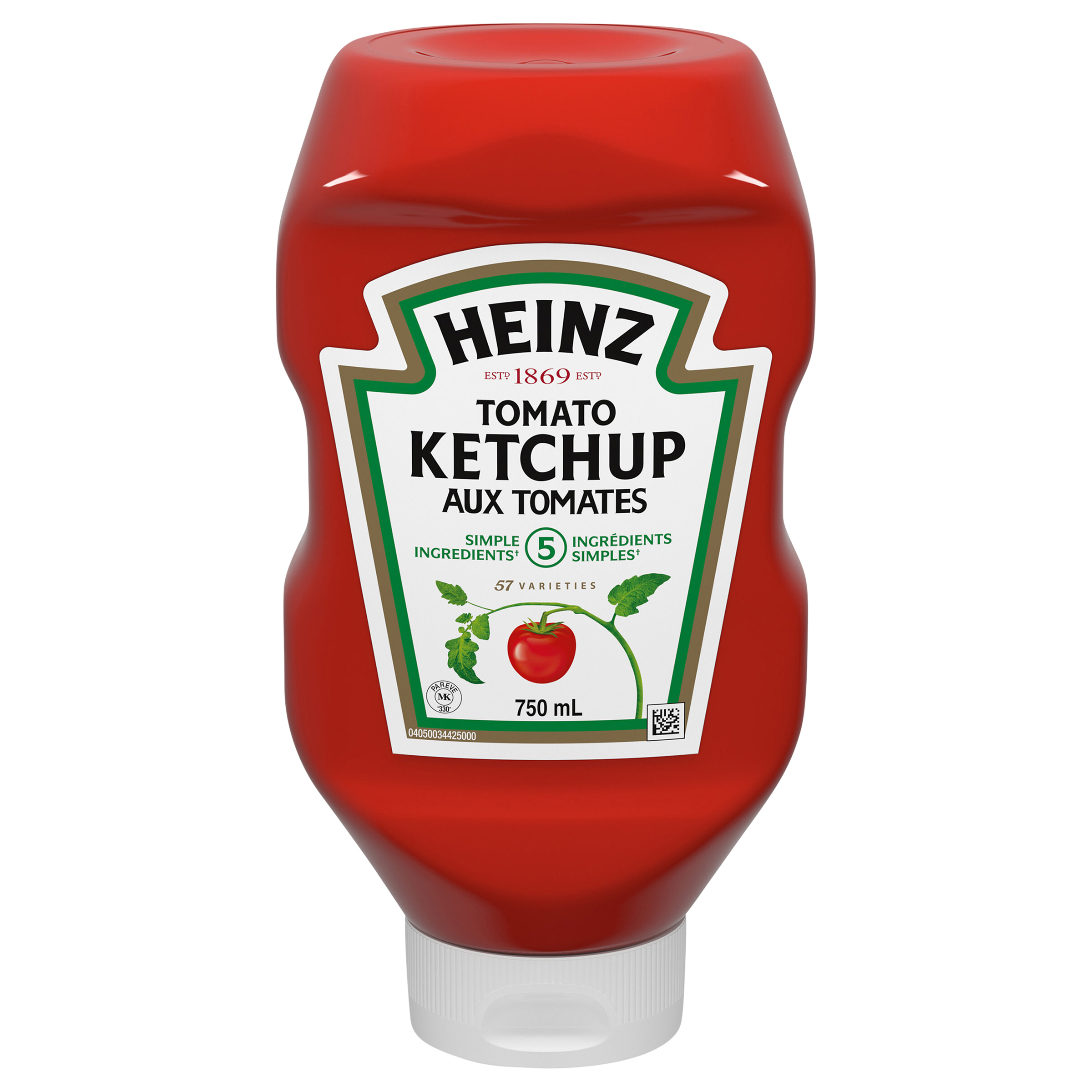 Calories in Tomato Ketchup, 57 Varieties from Heinz