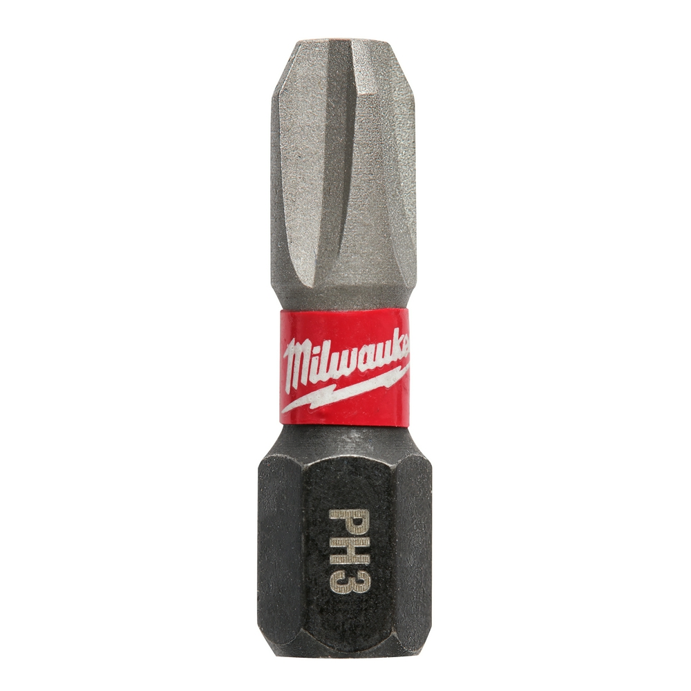 White Cap | Milwaukee #3 SHOCKWAVE Phillips Power Bit Tip