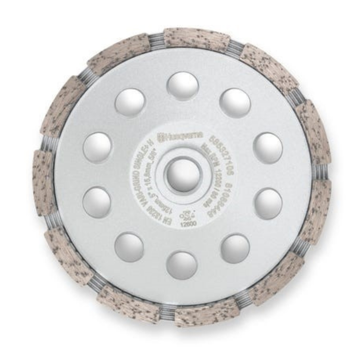 White Cap | Husqvarna 7" X 5/8" 11-Thread Elite Grind S Cup Wheel