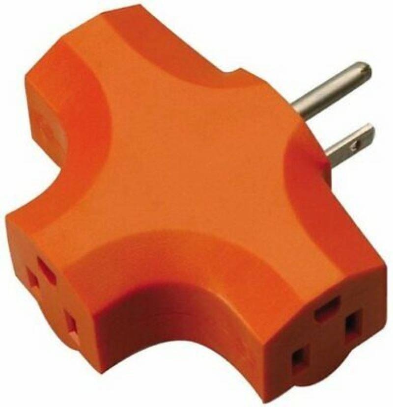 White Cap | 3 WIRE CUBE TAP ADAPTER COLEMAN CABLE
