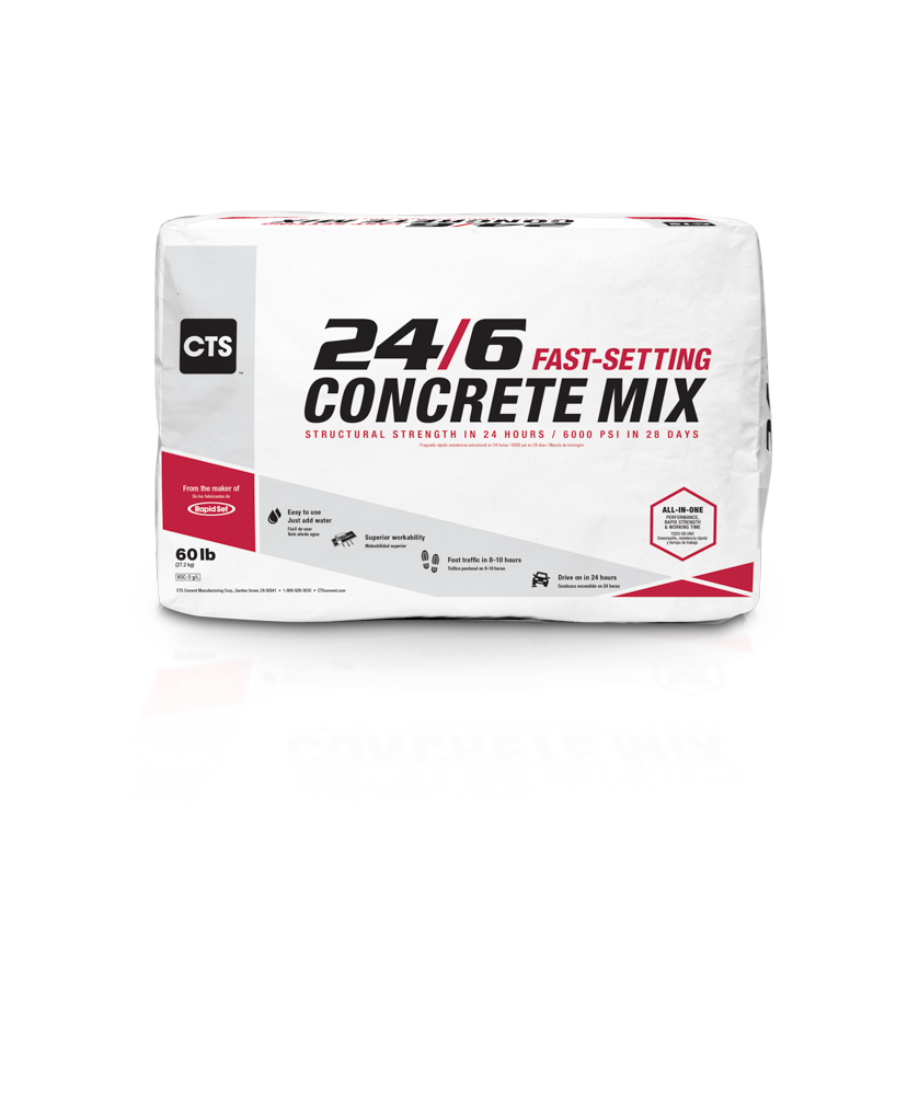 White Cap | CTS Cement 60Lb. Fast-Setting Concrete Mix