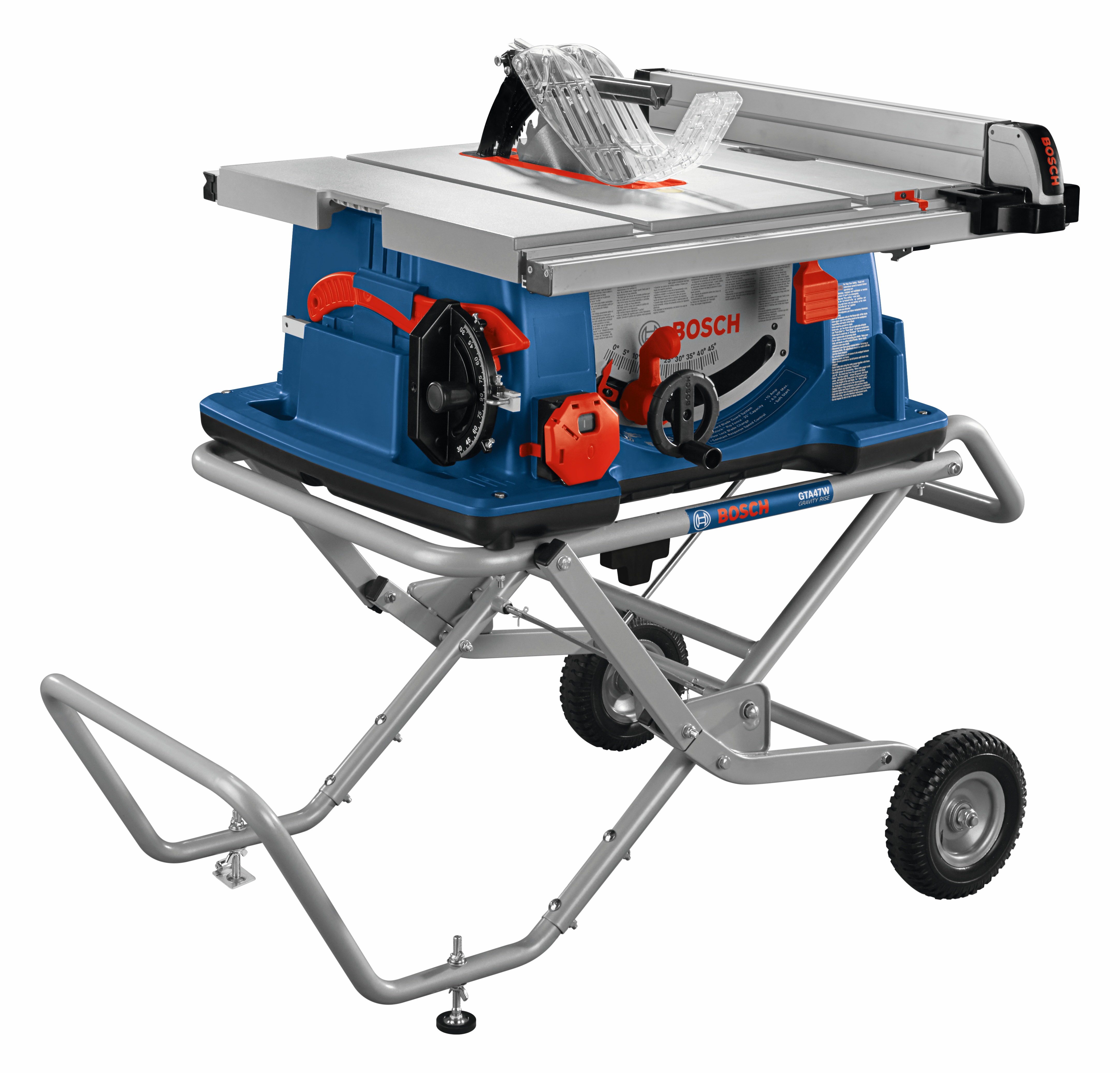 White Cap 10 Worksite Table Saw W Gravity Rise Stand Bosch