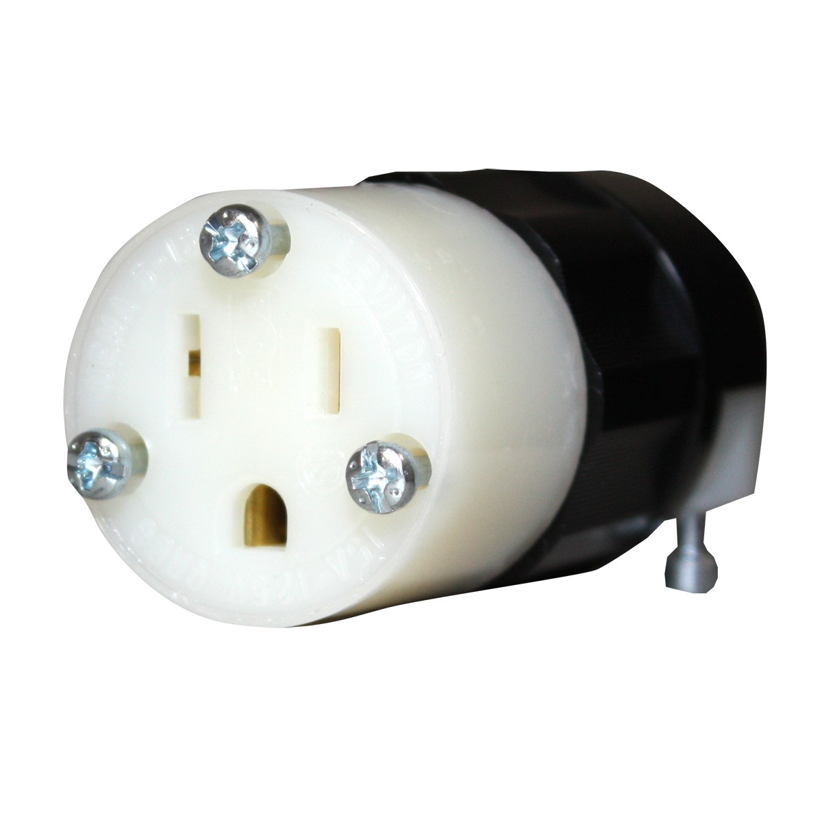 White Cap | Leviton Female Plug