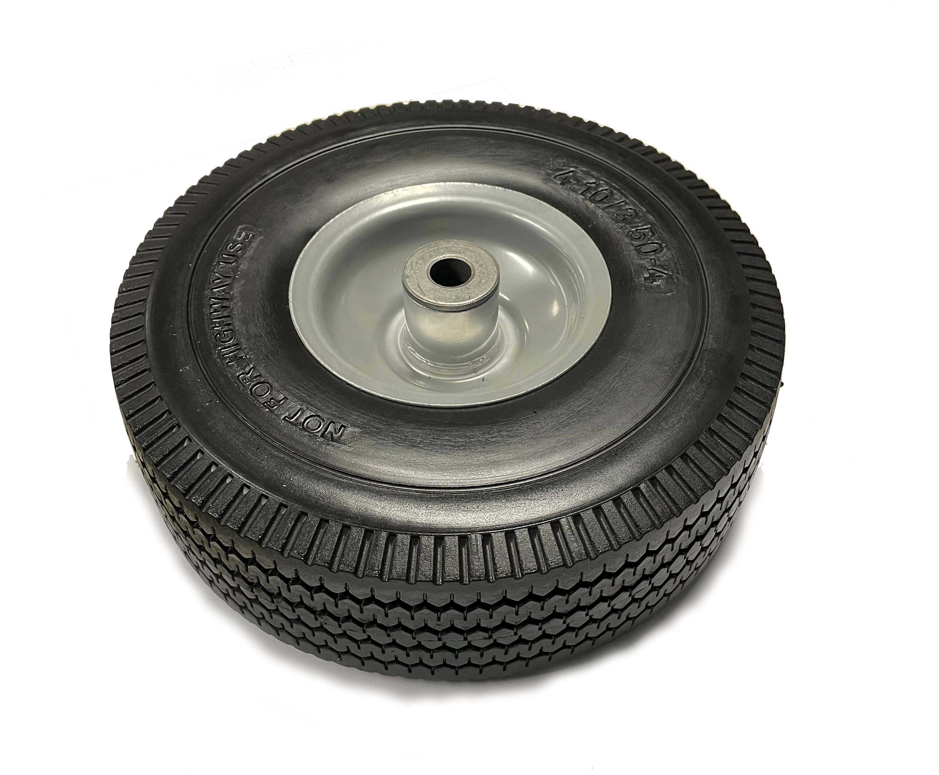 White Cap | Rol-Air Replacement 10" Flat Free Polyurethane Wheel