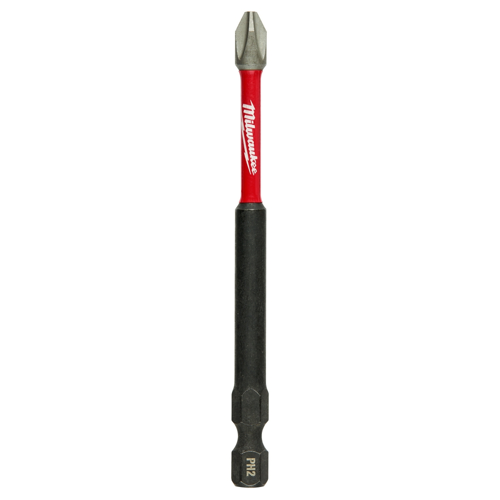 White Cap | 3-1/2" Shockwave Impact Phillips 2 Power Bits 5/Pk Milwaukee