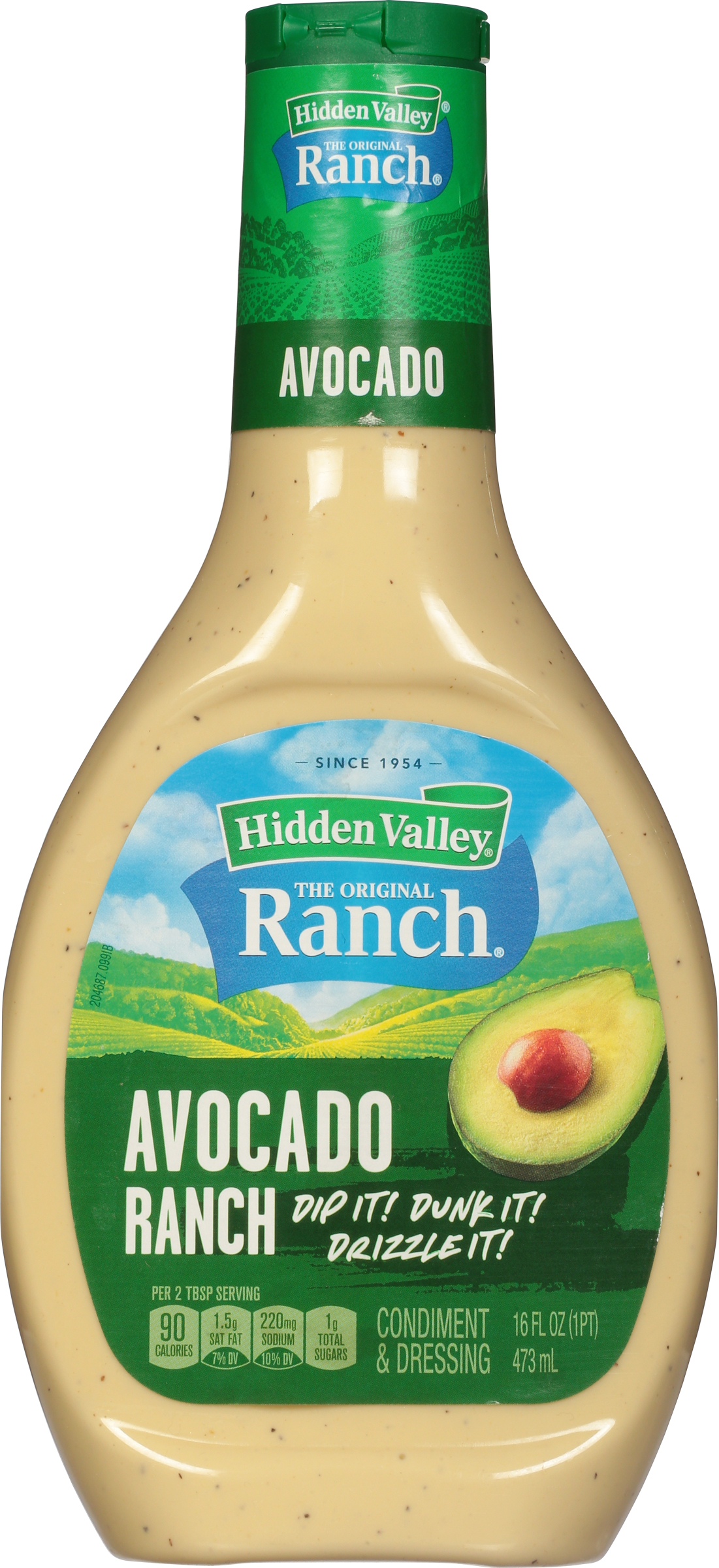 Calories in Topping & Dressing, The Original Ranch, Light from Hidden ...