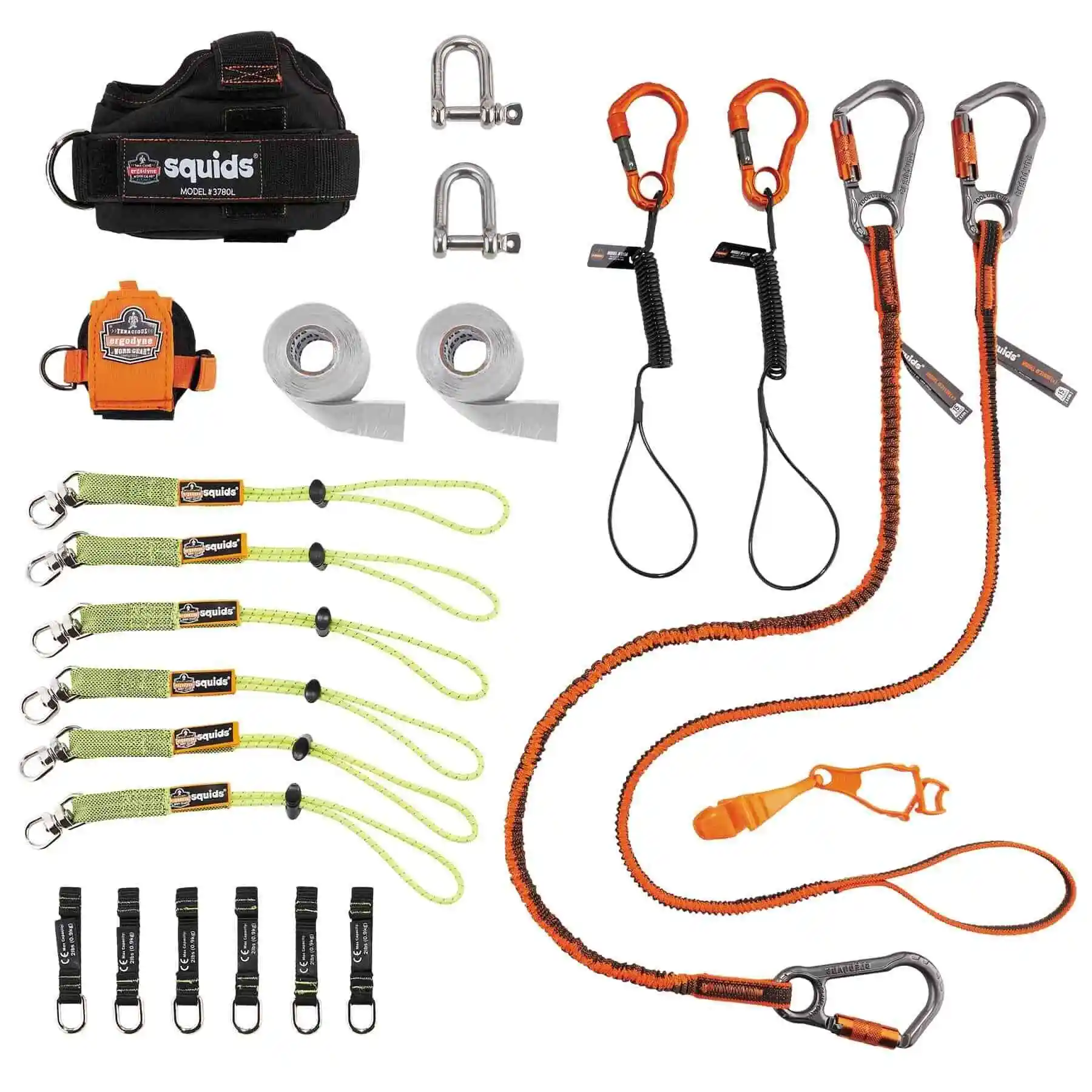 White Cap | Ergodyne 3186 Kit Iron/Steel Worker Tool Tethering Kit