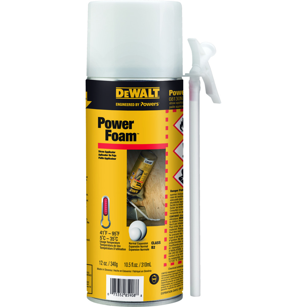 White Cap | Powers Fasteners Powerfoam 12Oz Expanding Polyurethane Foam