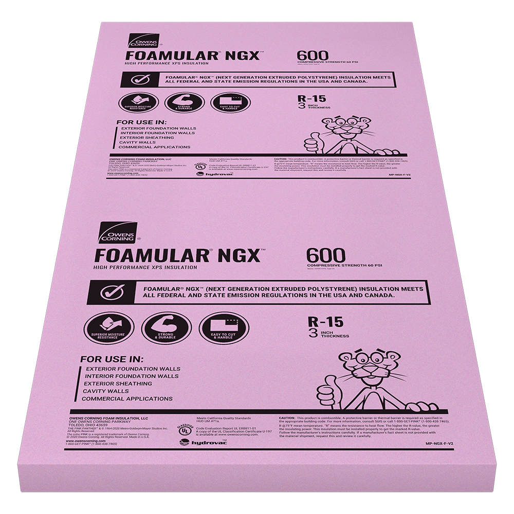 White Cap | Foamular Ngx F600 3"X48"X96" Se 32P Owens