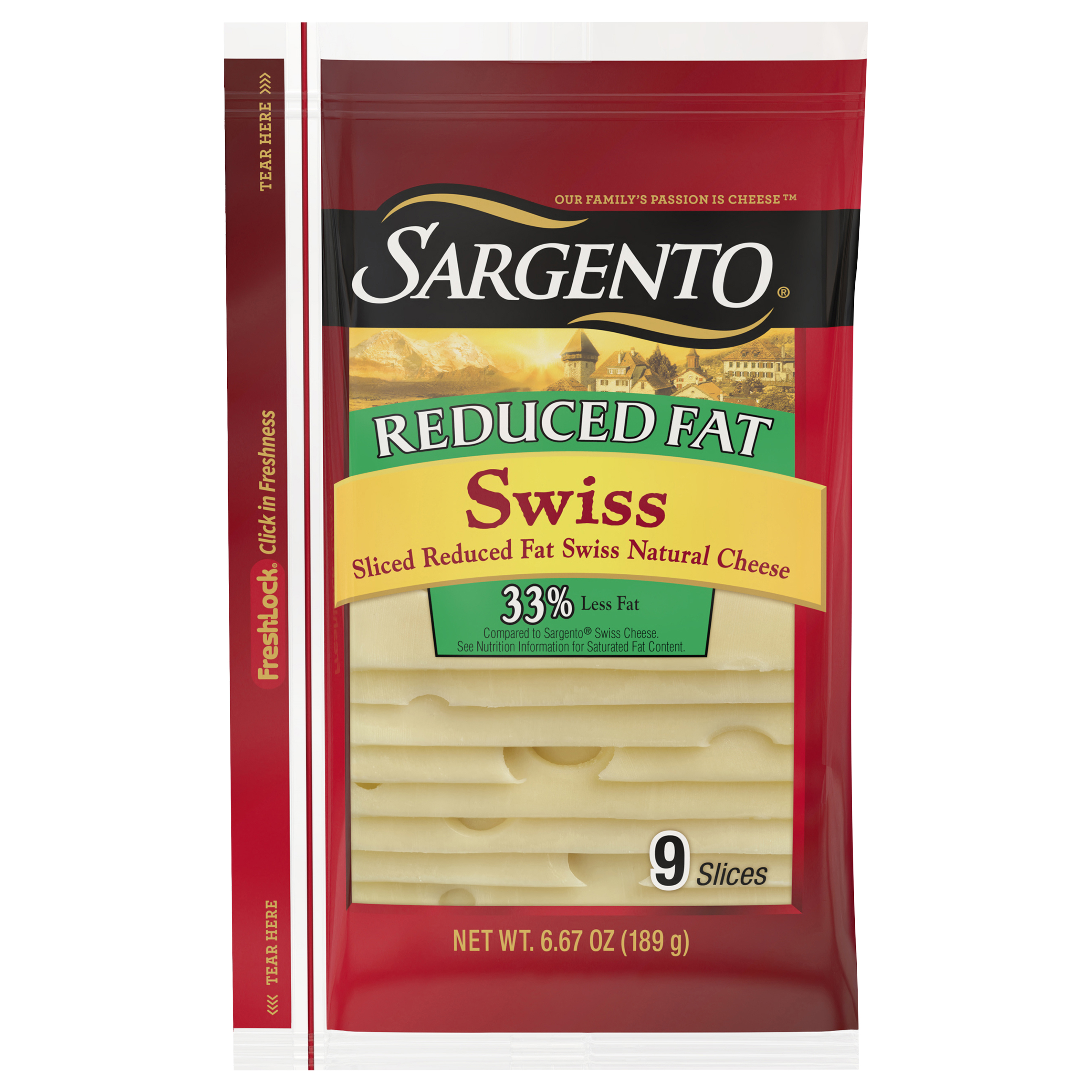 Calories in Cheese, Low Sodium, Lacey Swiss from Boar's Head