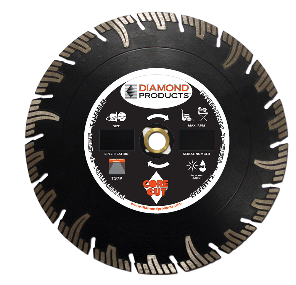White Cap | Diamond 10" Diamond Blade Ts7P Premium Segmented