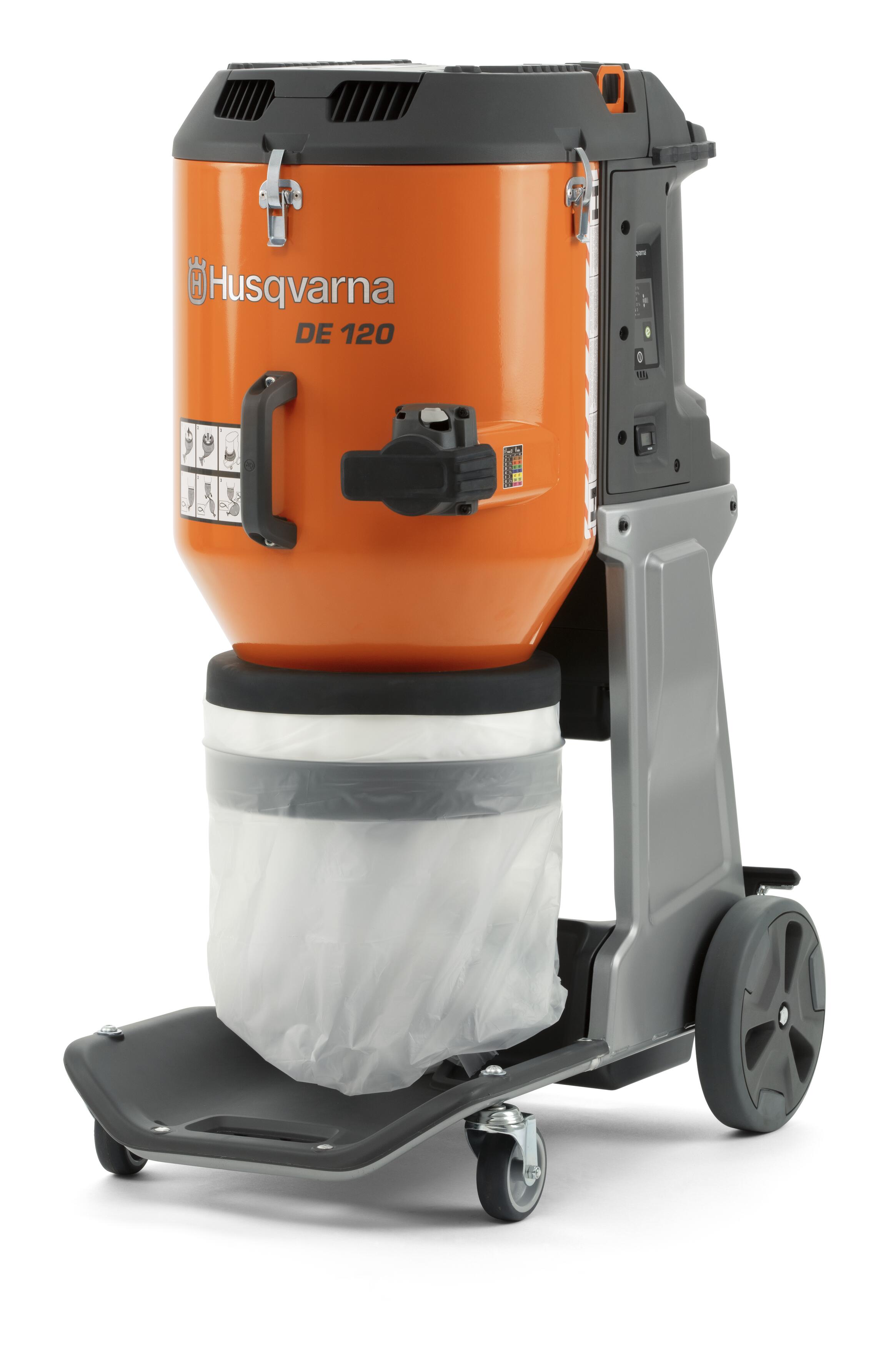 White Cap | De 120 Hepa Dust Extractor 120V 3Hp Dust Collector Husqvarna