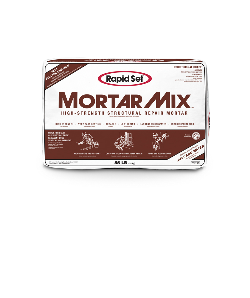 White Cap | Rapid Set CTS Brown Mortar Mix 55 lb. Bag
