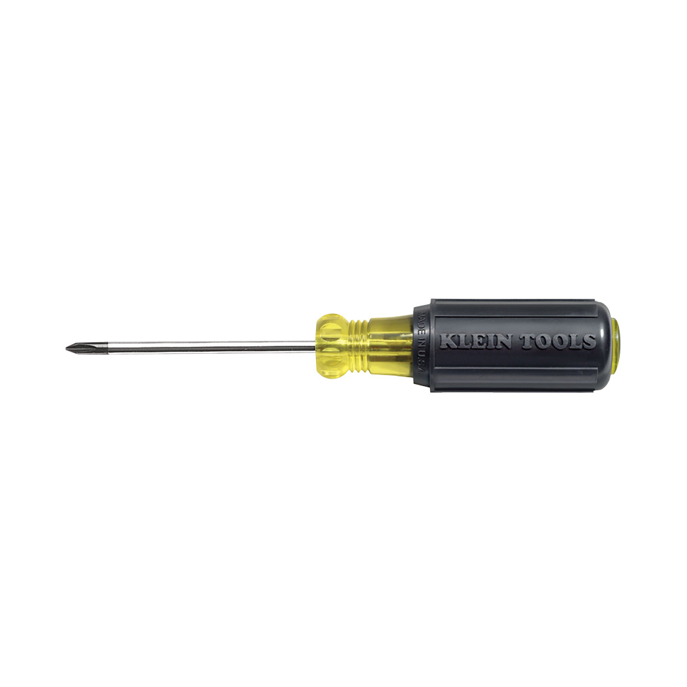 White Cap | Klein Tools #1 6-3/4" Phillips Round Shank Screwdriver