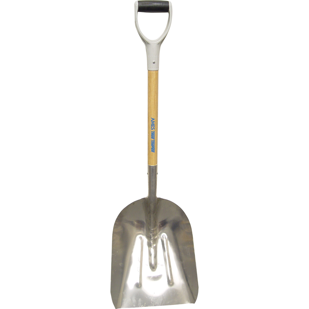 White Cap | True Temper #10 Aluminum Scoop Shovel with D-Grip Hardwood ...
