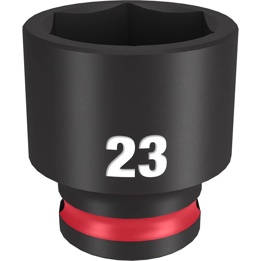 White Cap | 3/8"Drive 23Mm Shockwave Impact Duty Standard 6 Point ...