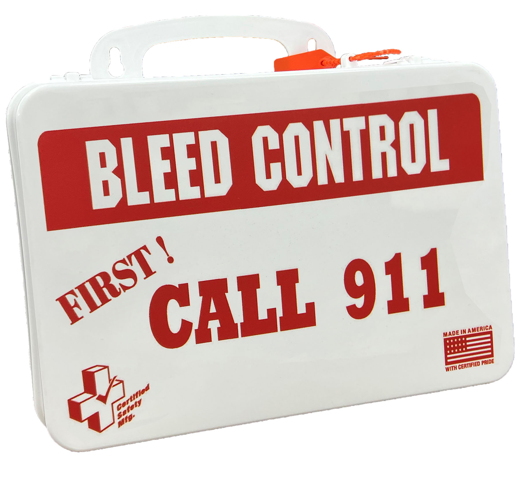 White Cap | Bleed Control Kit Poly Certified Safety