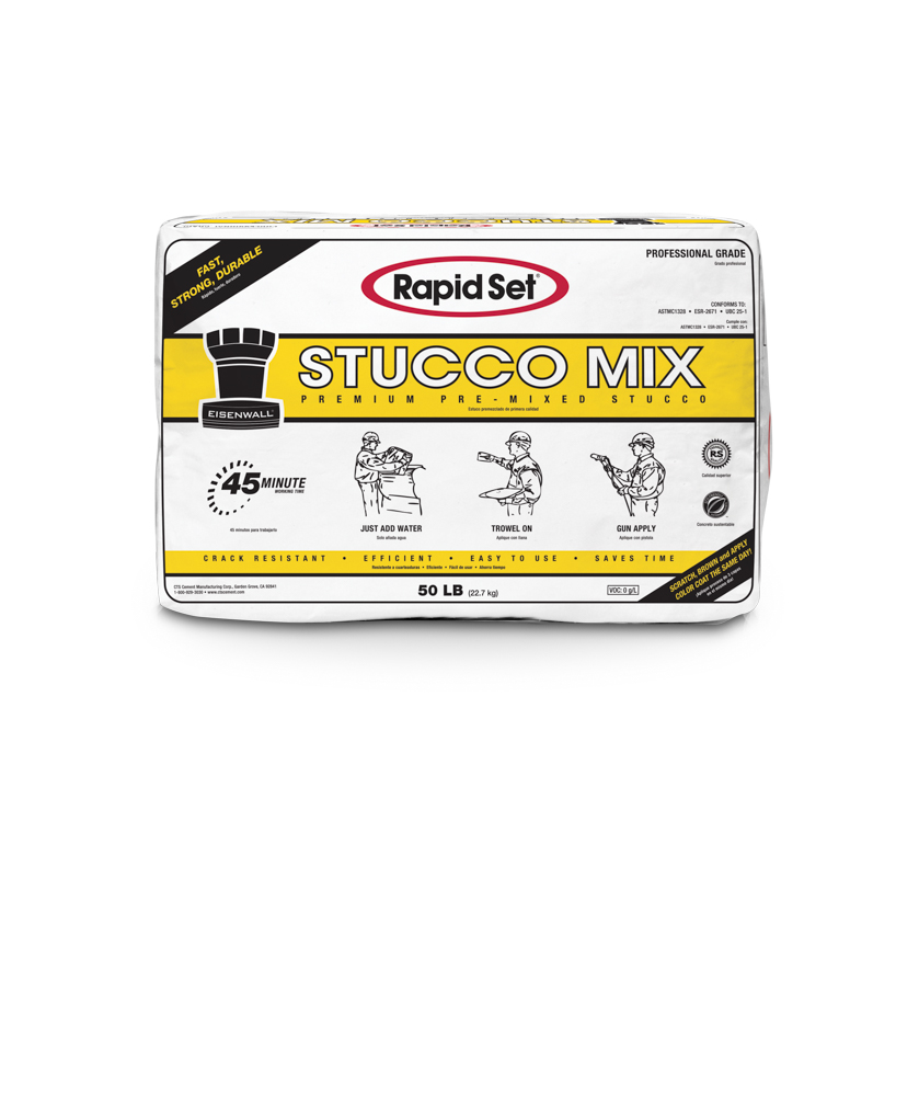White Cap | Rapid Set Stucco Mix 50 Lb/Bag