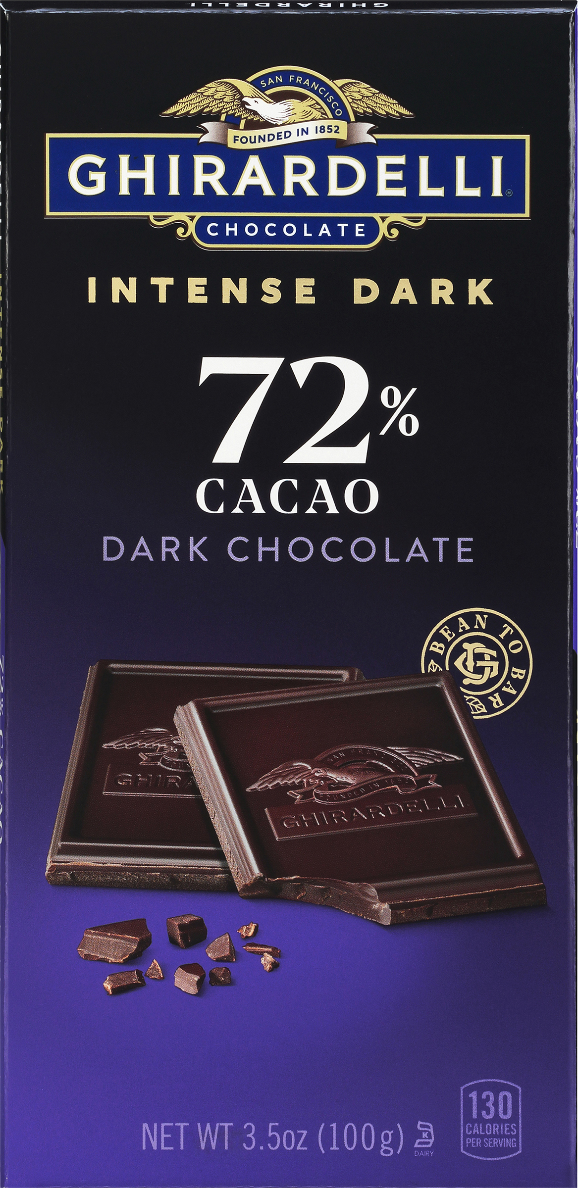 Calories in Dark Chocolate, 90% Cocoa from Lindt